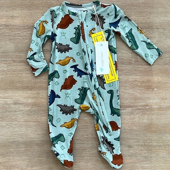 Angel Dear | One Pieces | Angel Dear Baby Boy Bamboo Footie Sleeper 36 ...